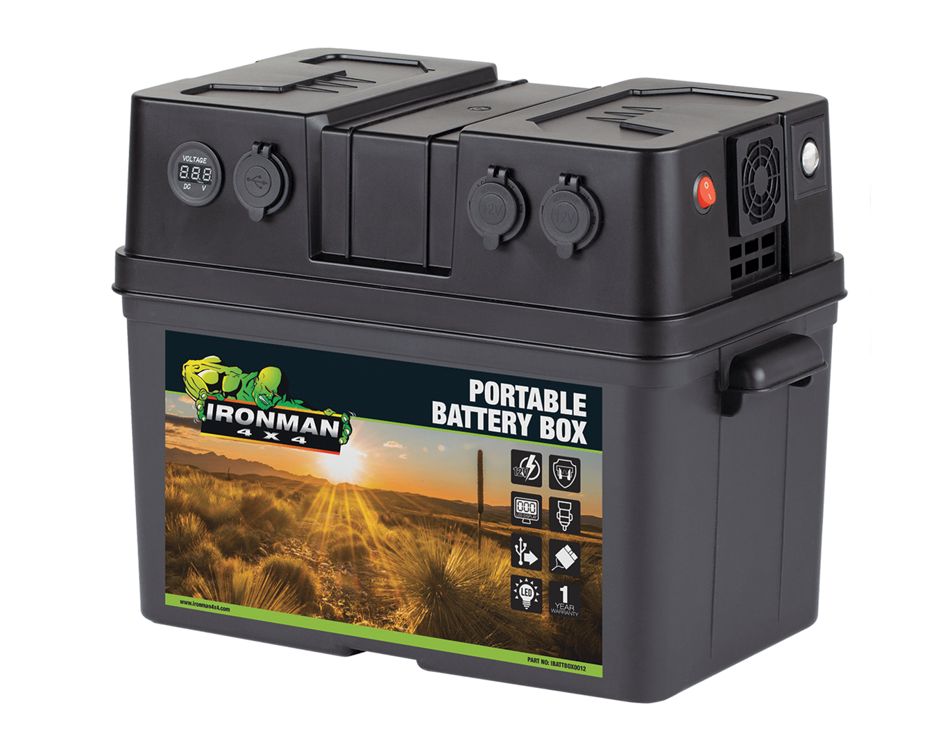 Portable Battery Box with DC Outlets for 4x4 – Truracks Western Towbars ...