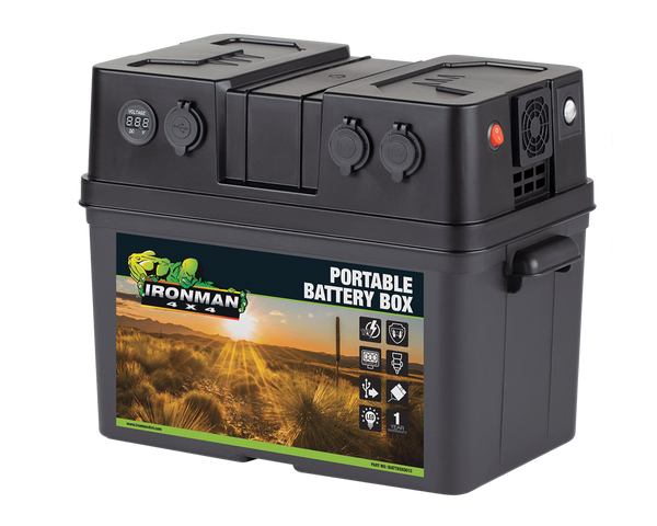 Portable Battery Box with DC Outlets for 4x4 – Truracks Western Towbars ...